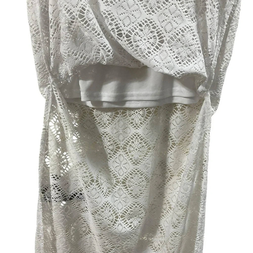 Solitaire Swim | Swim | Solitaire Swim White Lace Maxi Skirt Beach ...